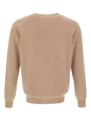 KANGRA Cashmere Crew-neck Sweater - Neutrals