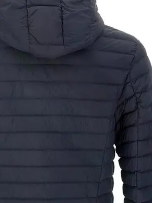 COLMAR Hooded Horizontal-quilted Down Jacket
