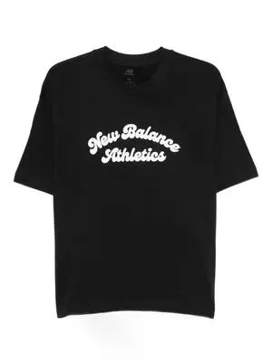 NEW BALANCE Script-logo Cotton Top
