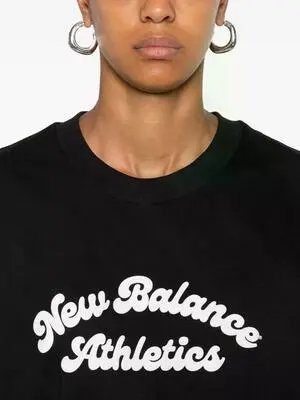 NEW BALANCE Script-logo Cotton Top