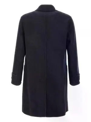 Eleventy Classic-collar Wool Coat - Blue
