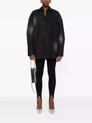Giuseppe Di Morabito Embellished Poplin Shirt - Black