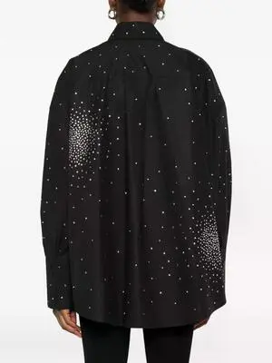 Giuseppe Di Morabito Embellished Poplin Shirt - Black