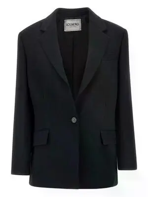 Iceberg Notched-lapels Single-button Blazer