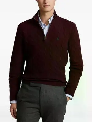 Polo Ralph Lauren Cable-knit Half-zip Sweater
