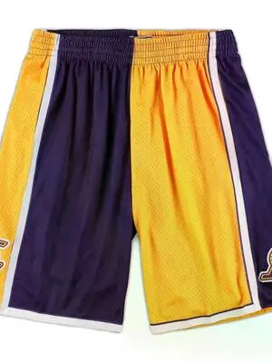 Mitchell & Ness Nba La Lakers 2009 Split Swingman Shorts
