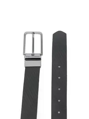 Karl Lagerfeld Textured Buckle Belt
