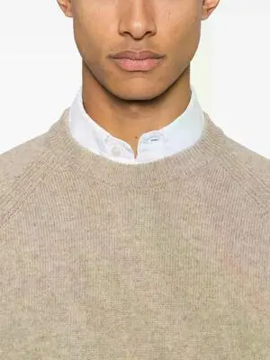Thom Browne 4-bar Shetland Wool Sweater - Brown