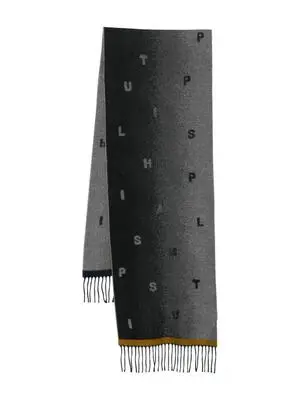 Paul Smith Ombre-effect Scarf - Black