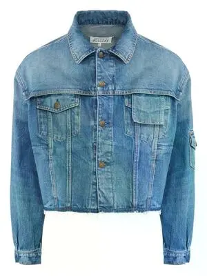 MAISON MARGIELA Frayed Denim Jacket - Blue