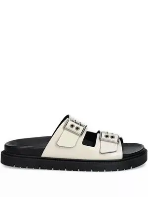 SUMMERY COPENHAGEN Double Buckle Slides
