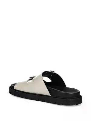 SUMMERY COPENHAGEN Double Buckle Slides