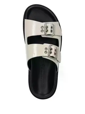 SUMMERY COPENHAGEN Double Buckle Slides