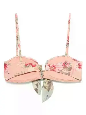 Zimmermann Coco Scarf Tie Bikini Top
