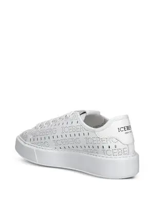 Iceberg Bozeman Perforated Logo Sneakers