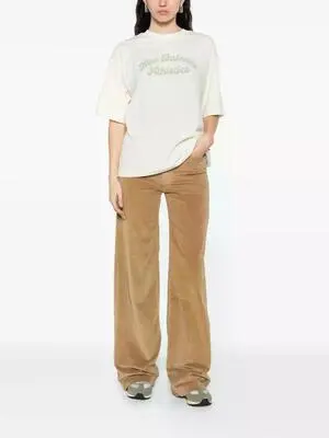 LOIS Button-fly Wide Leg Trousers