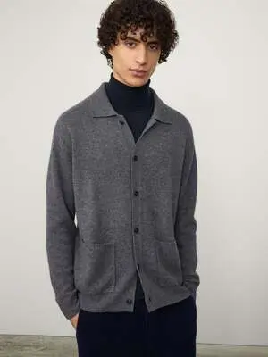 LISA YANG STORE The Maximilian Cardigan - Graphite
