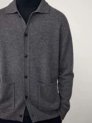 LISA YANG The Maximilian Cardigan - Graphite