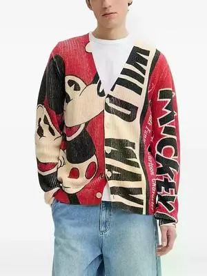 Desigual Mickey Mouse Ribbed Cardigan
