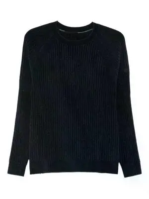 RRD Ribbed Crew-neck Sweater - Blue