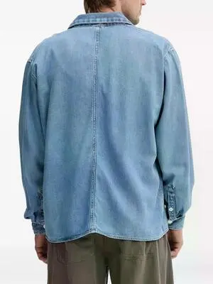 WON HUNDRED Patch-pocket Denim Shirt