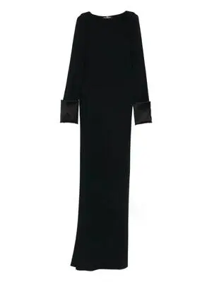 Ermanno Scervino Satin-cuff Long Dress
