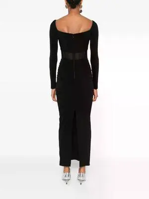 NISSA Long-sleeve Midi Dress