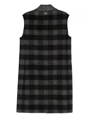TWINSET Checked Double-breasted Waistcoat