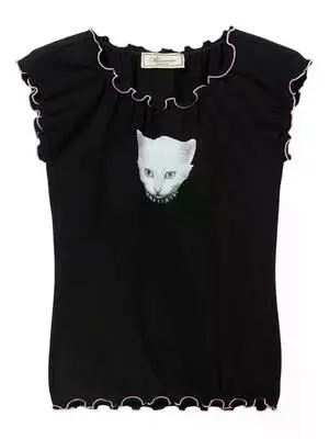 Blumarine Trimmed T-shirts For Women