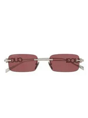 Gucci Logo-detail Rimless Sunglasses