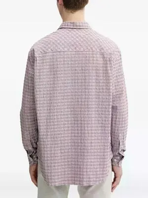 SAMSOE SAMSOE Textured Gingham Shirt