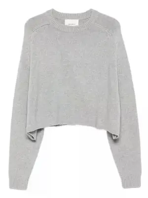 LISA YANG Cropped Round-neck Jumper
