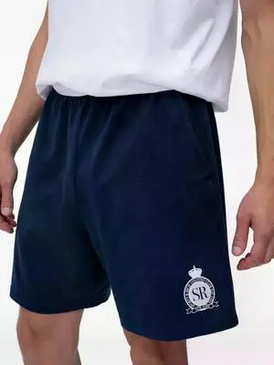 SPORTY & RICH Logo-detail Pocket Shorts