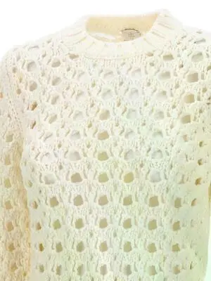 Eleventy Hole-pattern Wool Sweater