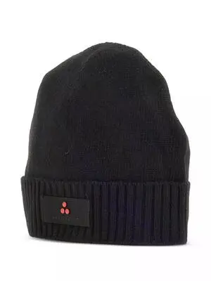 Peuterey Ribbed-cuff Beanie - Black
