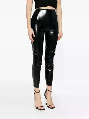 Norma Kamali High-waisted Slim Leg Trousers
