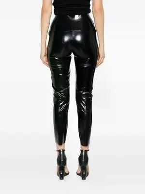 Norma Kamali High-waisted Slim Leg Trousers