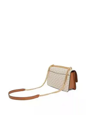 Michael Kors Monogram Flap Shoulder Bag