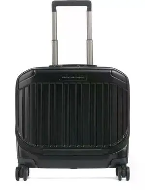 PIQUADRO Pilot Briefcase On Wheels - Black