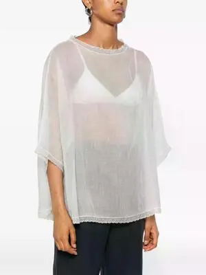 Faliero Sarti Lace Trim Blouse