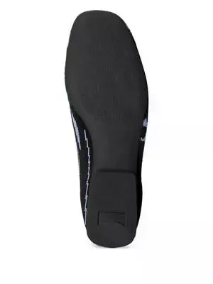 Camper Casi Myra Knitted Ballet Flats - Black