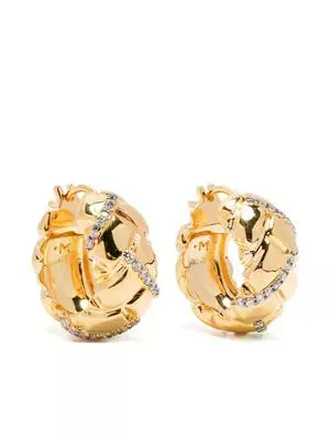 MISSOMA X Lucy Williams Waffle Hoop Earrings - Gold
