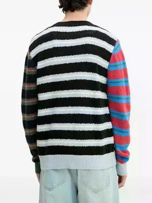 Desigual Striped Patchwork Cardigan