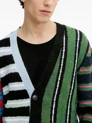 Desigual Striped Patchwork Cardigan