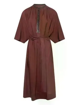 Yves Salomon Button Up Day Dresses