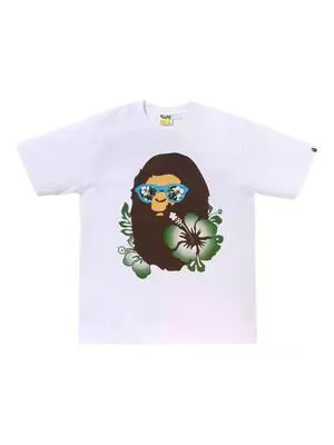 A BATHING APE Abc Resort T-shirt - White