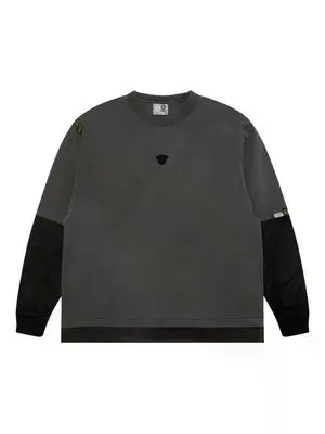 AAPE BY *A BATHING APE Contrast-panel Long-sleeve T-shirt
