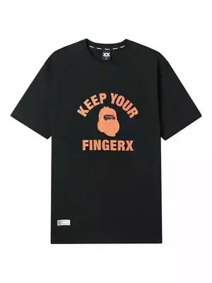 FINGERCROXX Graphic-print T-shirt - Black