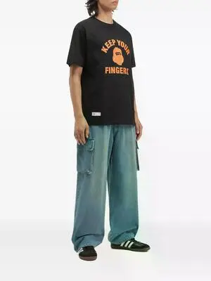 FINGERCROXX Graphic-print T-shirt - Black