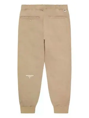 AAPE BY *A BATHING APE Ape Head Logo-plaque Trousers - Brown